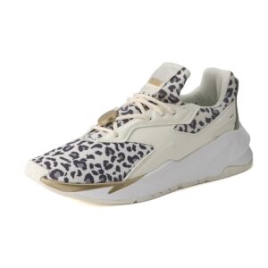 puma fier nitro leopard marshmallow/castlerock/puma team gold 9 b (m)