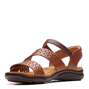 clarks women's, kilty way sandal tan 6 w