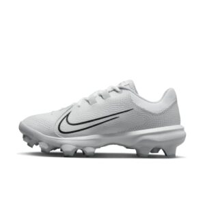 Nike Women's Hyperdiamond 4 Pro Molded Softball Cleats White | Black Size 10 Medium