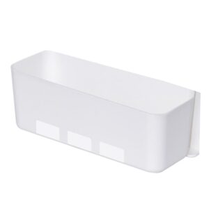 1 set shampoo mount office simple holder cabinet sliding rectangular container bedroom hanging bookshelf drawer rack and door bathroom tray sundries shelves under white pull