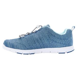 propet travelwalker evo womens active travel denim/lt blue - 6.5 xx-wide