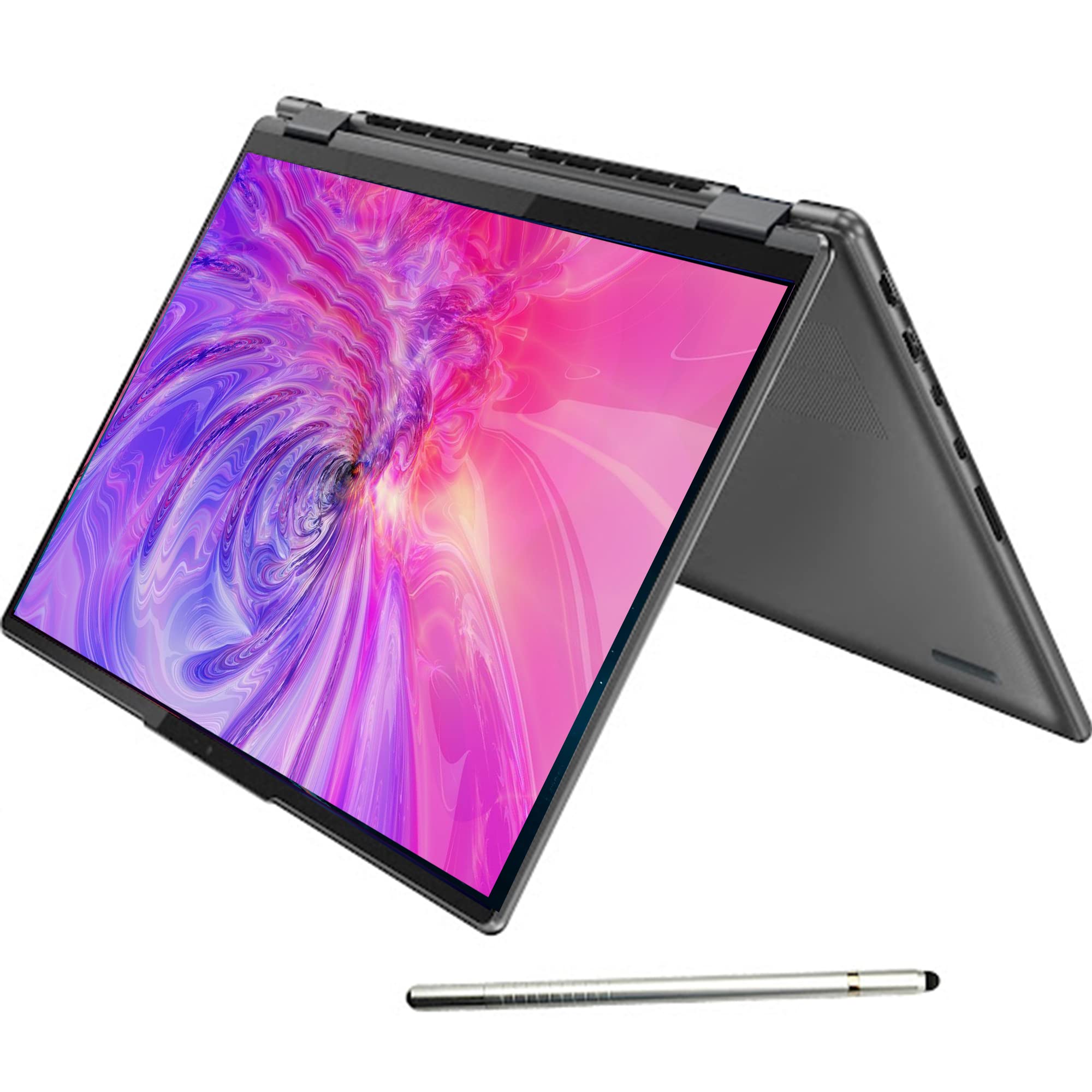 Lenovo Yoga 7i 2-in-1 16" 2.5K Touchscreen Premium Laptop, 12th Intel Evo Platform 12-Core i5-1240P, 8GB LPDDR5 RAM, 1TB SSD, Intel Iris Xe Graphics, Backlit KB, FP, Win11 H, W/Stylus Pen