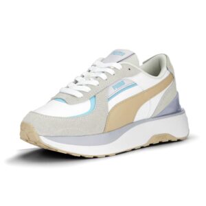 puma cruise rider nu brighter days puma white/hero blue 10.5 b (m)