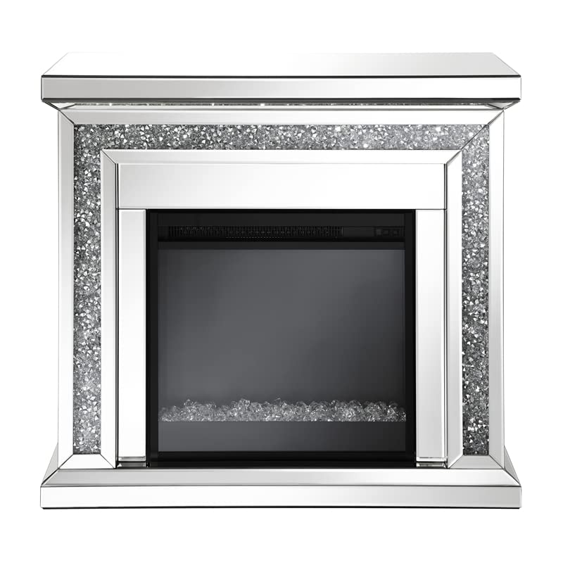 Coaster Home Furnishings Lorelai Rectangular Freestanding Fireplace Mirror