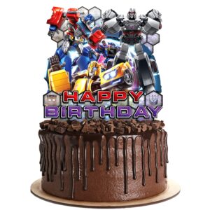 treasures gifted officially licensed transformers cake topper - transformers cake decorations - transformers party supplies - transformers birthday party supplies - transformers birthday decorations