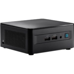 intel nuc 12 pro nuc12wshv7 barebone system - mini pc - socket bga-1744 core i7 12th gen i7-1270p dodeca-core (12 core),black