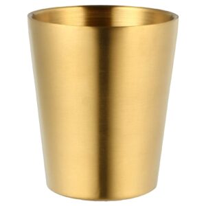 ganazono golden drinking cup stainless steel beer water wine whisky cup metal drinking glasses for wine water coffee tea