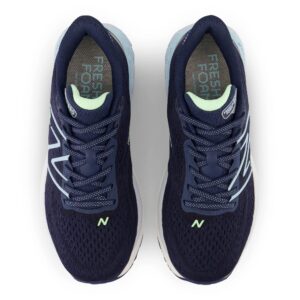 New Balance Women's W880N13 Running Shoe, Nb Navy/Bleach Blue/Green Aura, 11 Wide