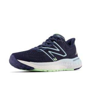 New Balance Women's W880N13 Running Shoe, Nb Navy/Bleach Blue/Green Aura, 11 Wide