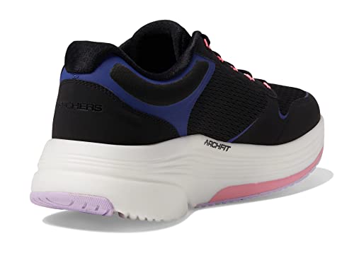 Skechers Go Walk Distance Walker - Fresh Look Black/Lavender 7.5 B (M)