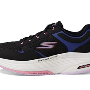 Skechers Go Walk Distance Walker - Fresh Look Black/Lavender 7.5 B (M)