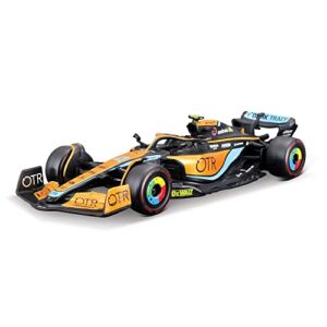 Bburago B18-38063N Formula 1 MCLAREN F1 MCL 36 (2022) Norris 1:43 Scale Die-Cast Collectible Race Car, Assorted Colours