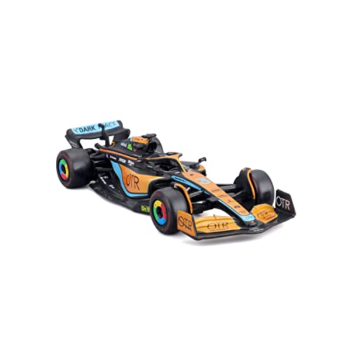 Bburago B18-38063N Formula 1 MCLAREN F1 MCL 36 (2022) Norris 1:43 Scale Die-Cast Collectible Race Car, Assorted Colours