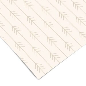 Cream Arrow Farmhouse Contact Paper | Shelf Liner | Drawer Liner | Peel and Stick Paper 551