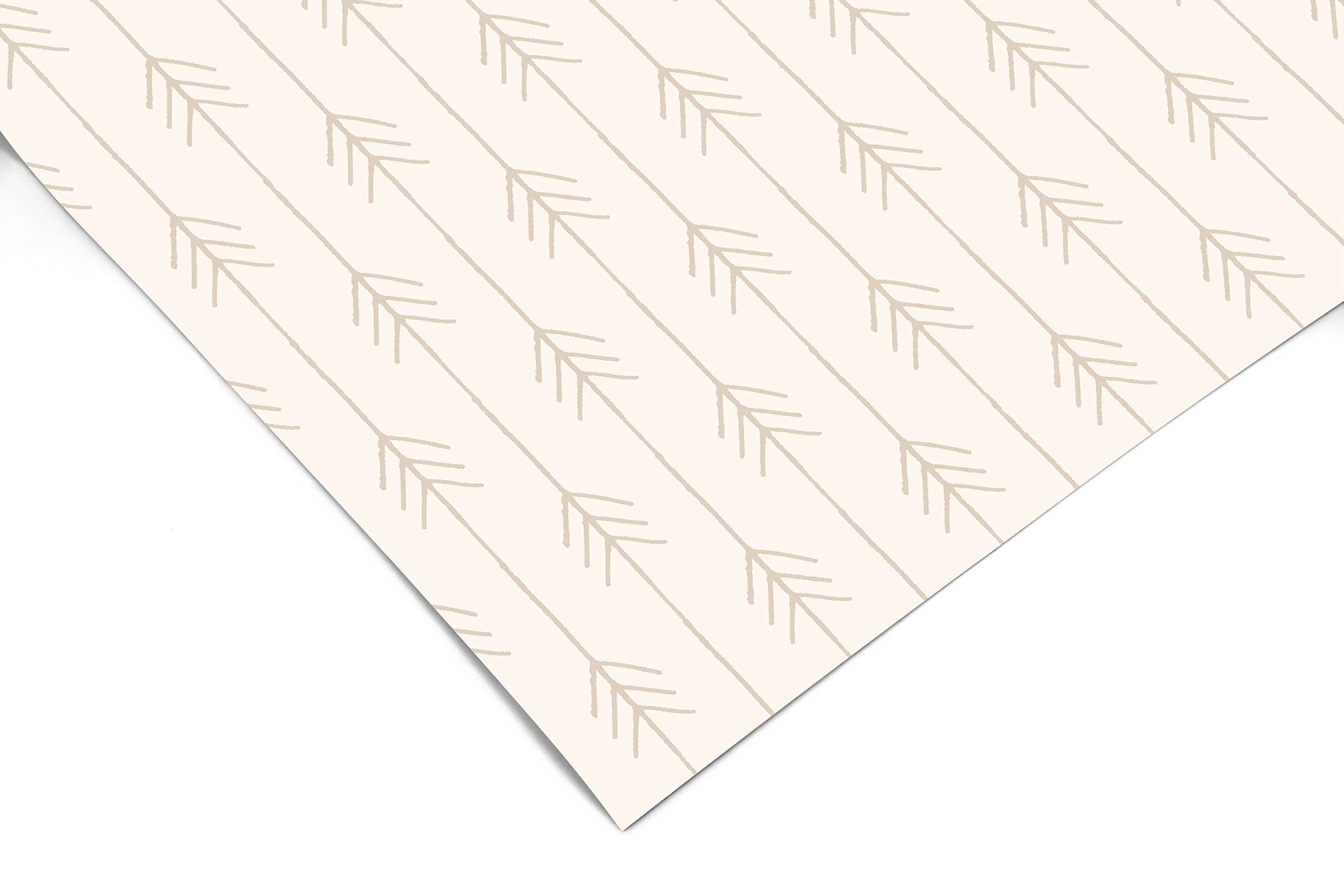 Cream Arrow Farmhouse Contact Paper | Shelf Liner | Drawer Liner | Peel and Stick Paper 551