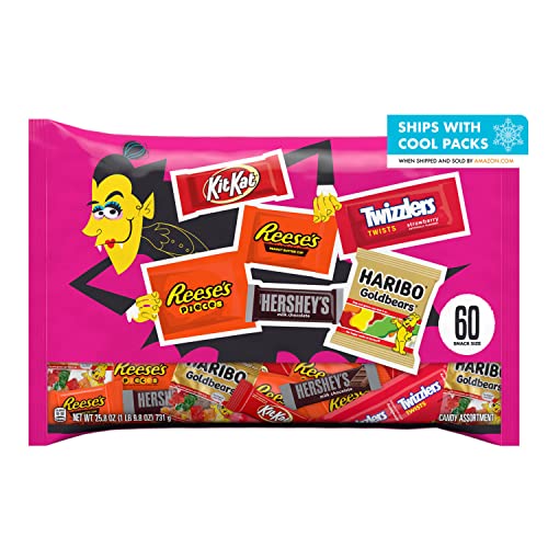 HERSHEY'S Assorted Flavored, 25.8 oz (60 count)