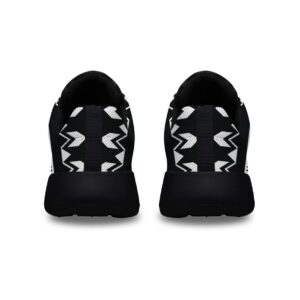 Native Indian Themed Shoes Women Men Running Sneakers Lightweight Sports Walking Tennis Golf Shoes Black Size 4