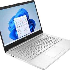 HP 14" Business Laptop Computer, Intel Quad-Core i5-1135G7 up to 4.2GHz (Beat i7-1065G7), 16GB DDR4 RAM, 512GB PCIe SSD, 802.11AC WiFi, Bluetooth, Natural Silver, Windows 11 Pro, BROAG Cable