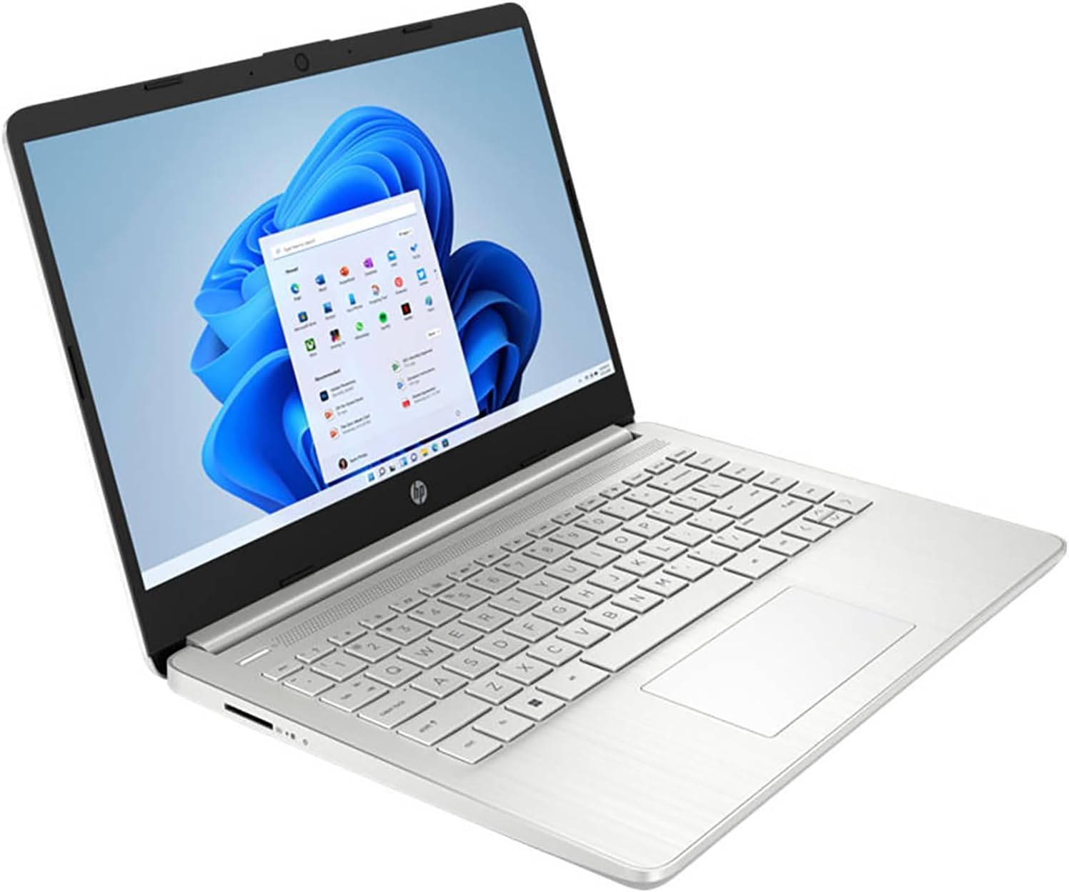 HP 14" Business Laptop Computer, Intel Quad-Core i5-1135G7 up to 4.2GHz (Beat i7-1065G7), 16GB DDR4 RAM, 512GB PCIe SSD, 802.11AC WiFi, Bluetooth, Natural Silver, Windows 11 Pro, BROAG Cable