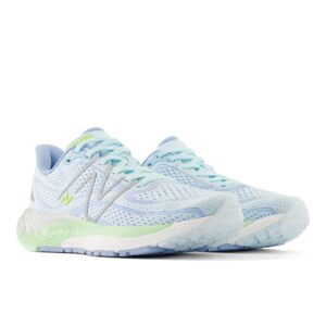 New Balance Women's Fresh Foam X 880 V13, Blue/Green Aura/Silver Metalic