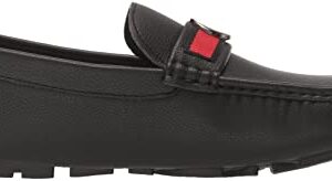 Guess Men's AUROLO Driving Style Loafer, Black 001, 12