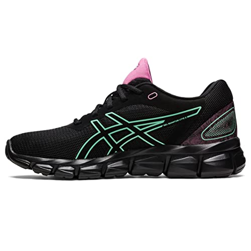 ASICS Women's Gel-Quantum Lyte II Sportstyle Shoes, 10, Black/ICE Green