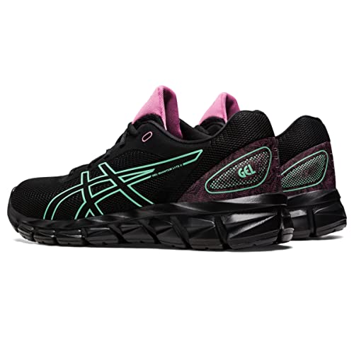 ASICS Women's Gel-Quantum Lyte II Sportstyle Shoes, 10, Black/ICE Green