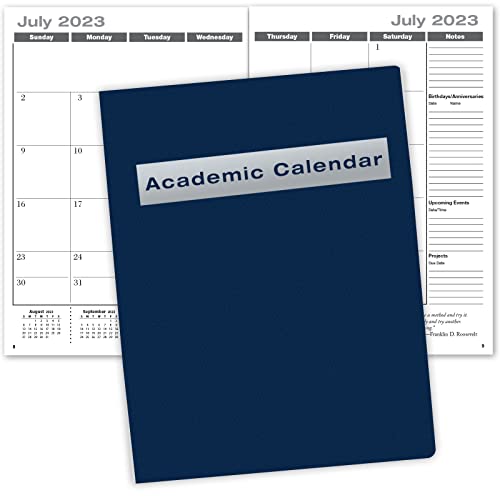 Elan Publishing Company Academic Calendar - 13 Months (July 2023 - July 2024) 7" X 10" Saddle-Stitched Dated for 2023-2024 Academic Year