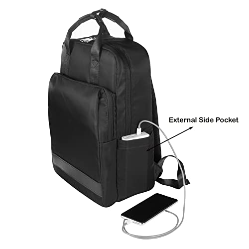 Slim Durable Water Resistant Large Spacious Backpack for 15.6 inch Laptops, MacBook M2, Dell, HP, Acer, Asus, Samsung Laptops