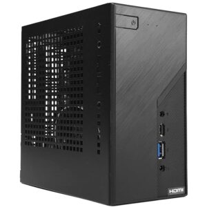 e-itx asrock deskmini x300 amd cezanne ryzen 7 5700g mini pc system, 64gb memory, 2tb nvme ssd, w11 pro pre-installed and configured