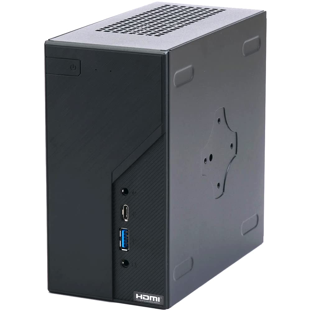 E-ITX ASRock DeskMini X300 AMD Cezanne Ryzen 7 5700G Mini PC System, 32GB Memory, 4TB NVME SSD, W11 Pro Pre-Installed and Configured