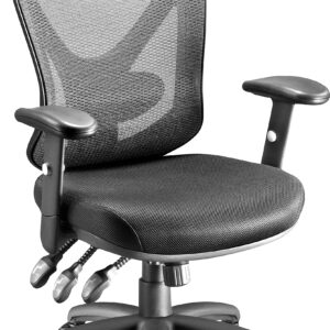 STAPLES Carder Mesh Back Fabric Computer and Desk Chair, Black, 2/Pack (59236-CCVS)