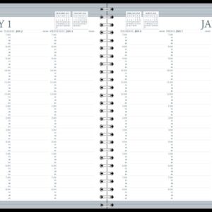 House of Doolittle 2024 Weekly Planner Calendar, Professional, Black Cover, 8.5 x 11 Inches, January - December (HOD27202-24)