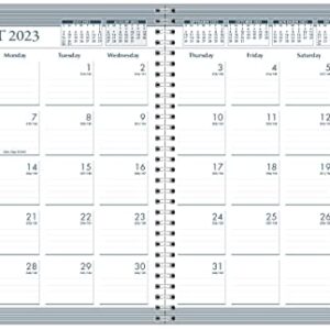 House of Doolittle 2023-2024 Weekly and Monthly Calendar Planner, Academic, Black, 7 x 9 Inches, August - July (HOD295532-24)