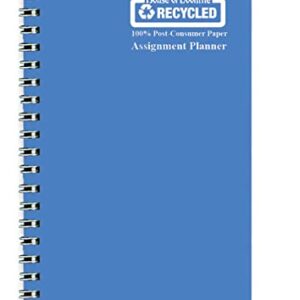 House of Doolittle 2023-2024 Weekly Academic Planner Assignment Book, Blue Vinyl, 5 x 8 Inches, August - August (HOD274RTG26-24)