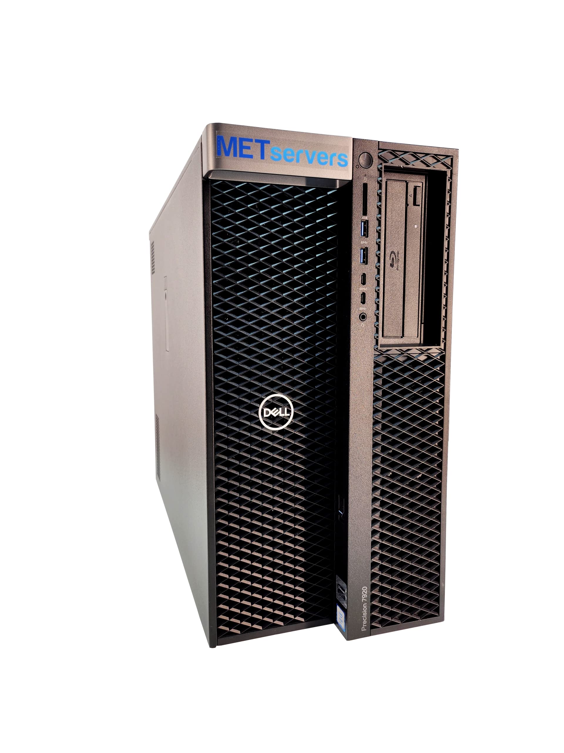 Dell Precision T7920 Workstation, 2X Intel Xeon Gold 6138 2.0GHz 20C CPU, 384GB (12 x 32GB) DDR4 RDIMM, 1x 3.84TB SSD, 1x Quadro M4000, Windows 10 Pro (Renewed)