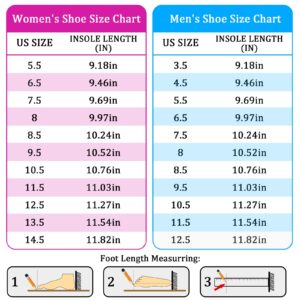 Spesoul Womens Water Shoes Barefoot Swim Beach Aqua Shoes Quick Dry for Pool Hiking Training Outdoor Water Sports 8 Women/6.5 Men