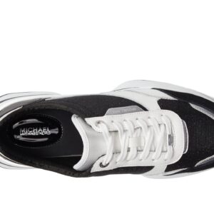 Michael Kors Flynn Trainer Black/Optic White 9 M