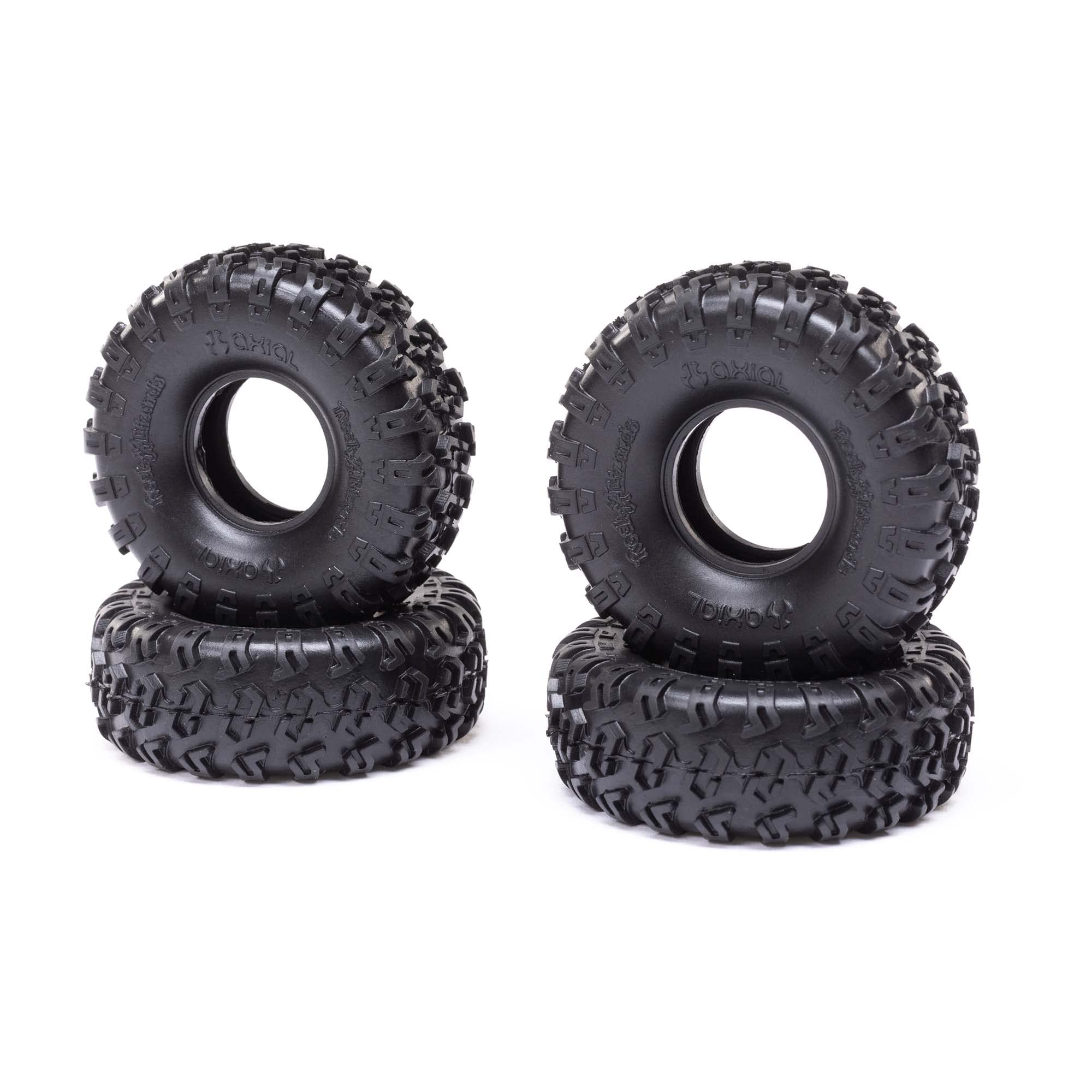 Axial 1.0 Rock Lizards Tires 2.44" (4): SCX24, AXI40007