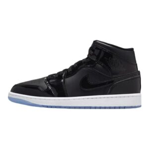 nike air jordan 1 mid men's shoes black/dark concord-white dv1308-004 11