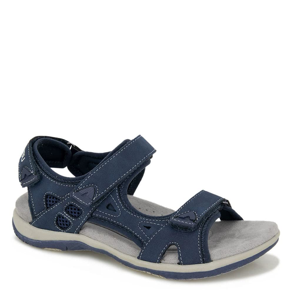 JBU by Jambu Women's Steller Vegan Sport Sandal, Blueberry, 8.5