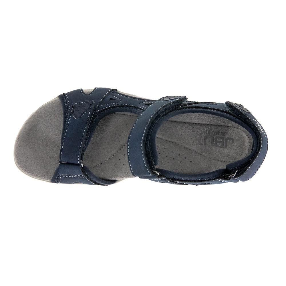 JBU by Jambu Women's Steller Vegan Sport Sandal, Blueberry, 8.5