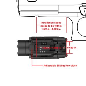 OLIGHT PL-3R Valkyrie Rechargeable Tactical Light, 1500 Lumens Rail-Mounted Weaponlight, LED Flashlight with Built-in Battery, Rail Locating Keys for 1913 Picatinny, GL Style, Black