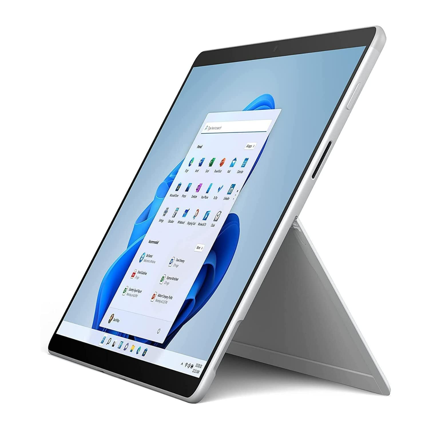 Microsoft 13" Multi-Touch Surface Pro X Tablet, SQ2, 16GB RAM, 256GB SSD, Adreno 690 GPU, PixelSense 10-Point Touch Display, Windows 10 Pro (Wi-Fi Only, Platinum) (Renewed)