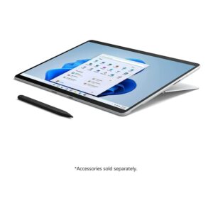 Microsoft 13" Multi-Touch Surface Pro X Tablet, SQ2, 16GB RAM, 256GB SSD, Adreno 690 GPU, PixelSense 10-Point Touch Display, Windows 10 Pro (Wi-Fi Only, Platinum) (Renewed)