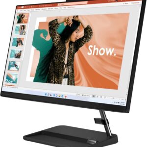 Lenovo IdeaCentre AIO 3i AIO Desktop 23.8" FHD IPS Anti-Glare Display 11th Generation Intel i3-1115G4 Processor 16GB RAM 1TB SSD Intel UHD Graphics Harman Kardon Win11 Black + HDMI Cable