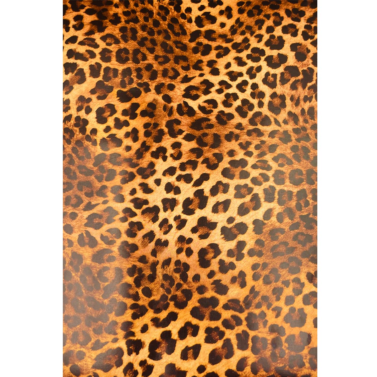 Yifasy 19.7 feet Wallpaper Roll Leopard Animal Print Peel and Stick Removable Shelf Liner Women Makeup Box Decor (236x17.7 Inch)