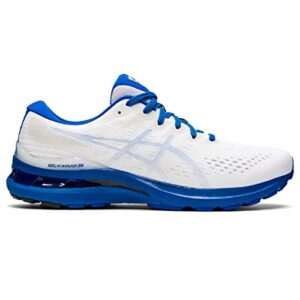 ASICS Men's Gel-Kayano 28 Running Shoes, 11.5, White/Tuna Blue