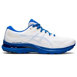 ASICS Men's Gel-Kayano 28 Running Shoes, 11, White/Tuna Blue