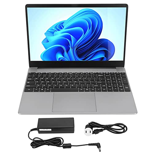 15.6in Laptop, Ultra Thin High Performance Processor Portable Laptop FHD Screen for Home (16+1TB US Plug)